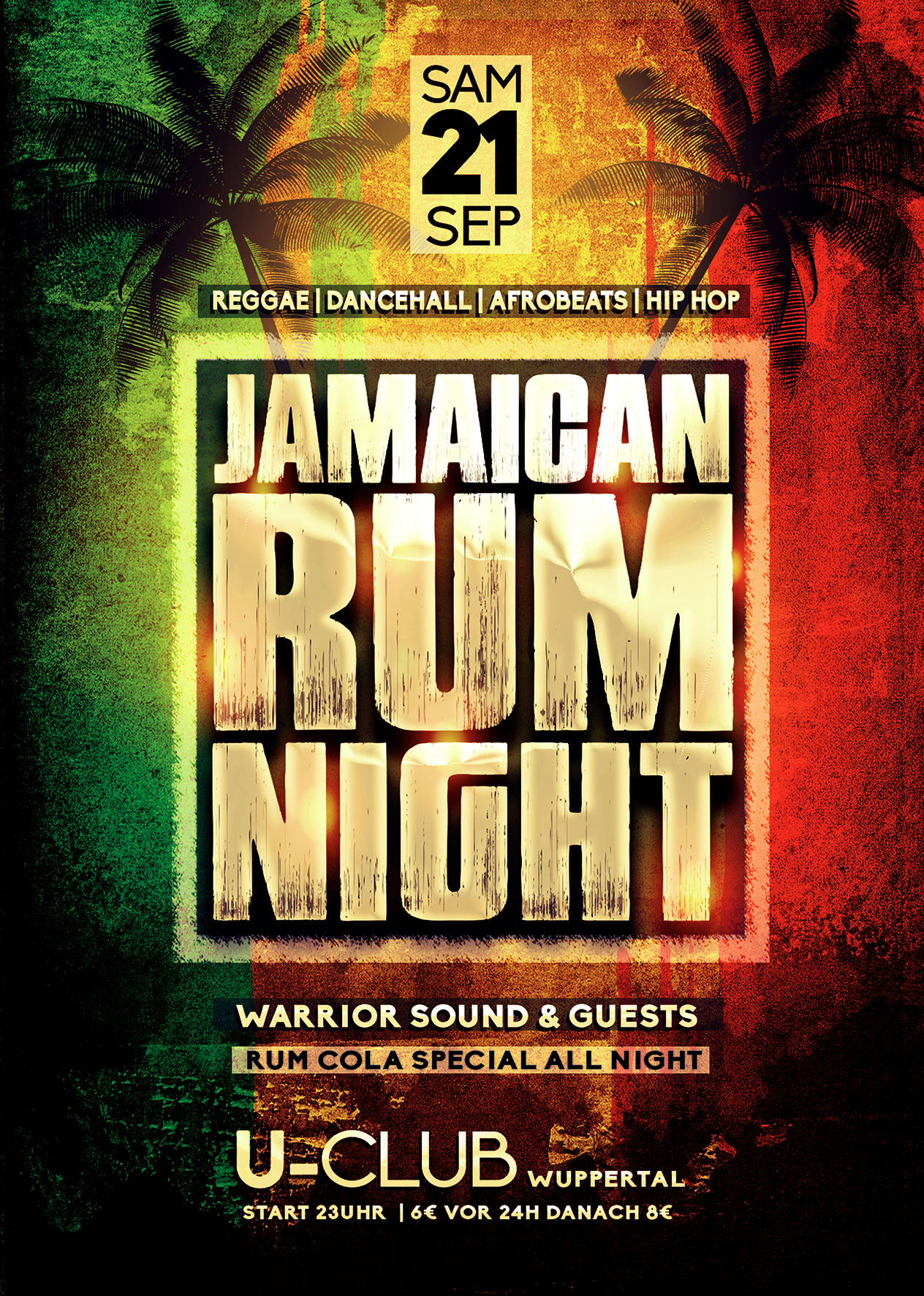 JAMAICAN RUM NIGHT - U-Club
